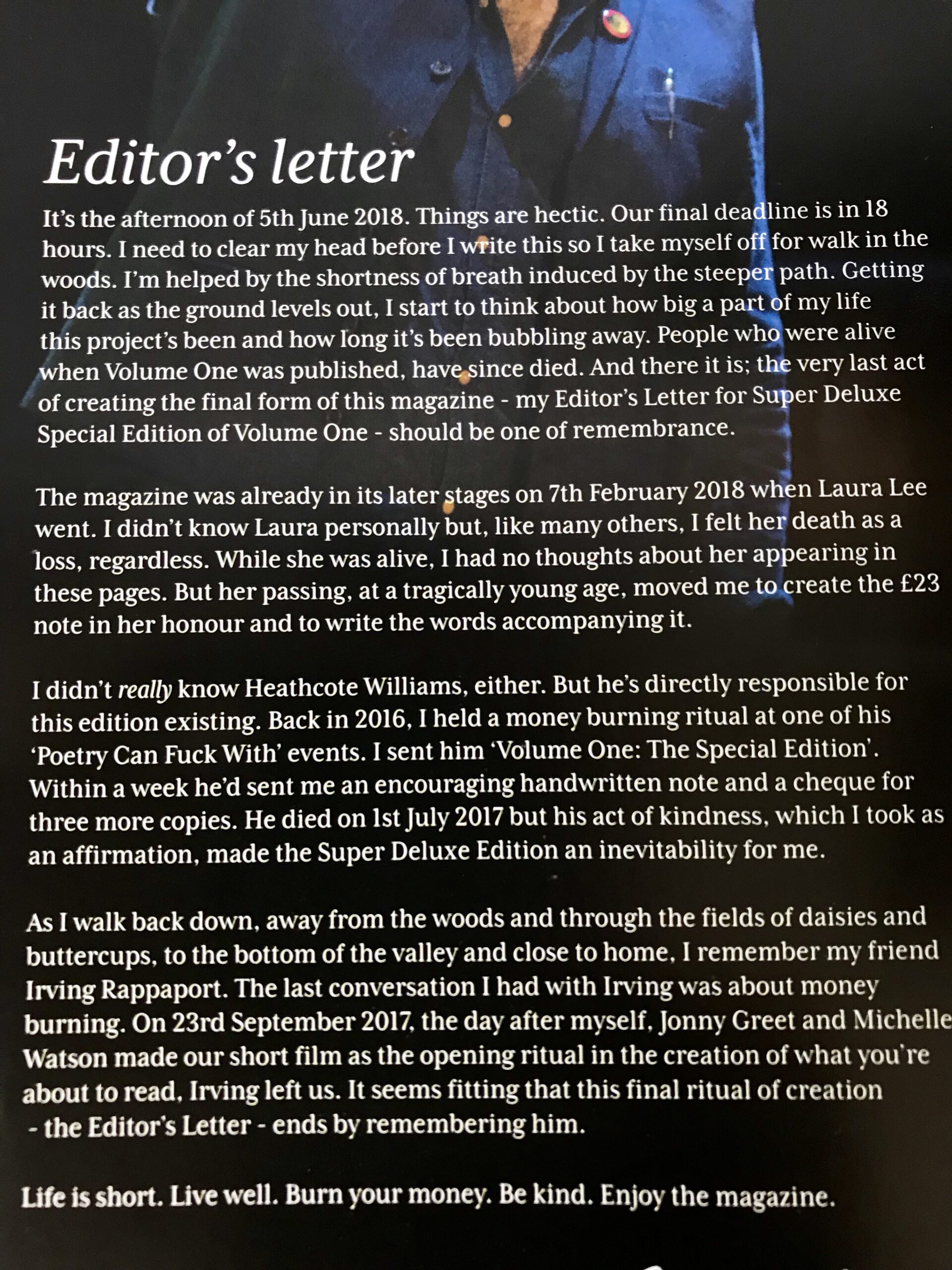 Burning Issue - Super Deluxe Edition (Magazine for Money Burners ...