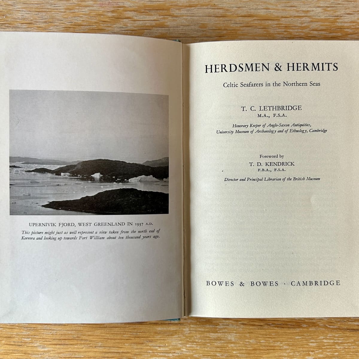 T.C. Lethbridge - Herdsmen & Hermits: Celtic Seafarers in the Northern ...